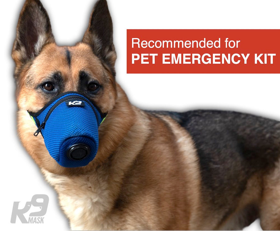 K9 Mask® for Dogs with 'Clean Breathe' Air Filters - Blue – K9 Mask® by ...